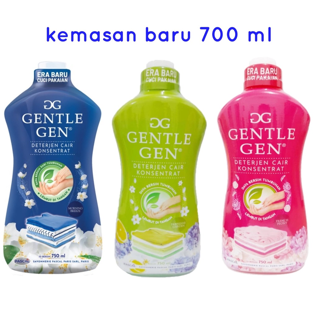 Jual GENTLE GEN DETERJEN CAIR 700 ML KEMASAN BOTOL | Shopee Indonesia