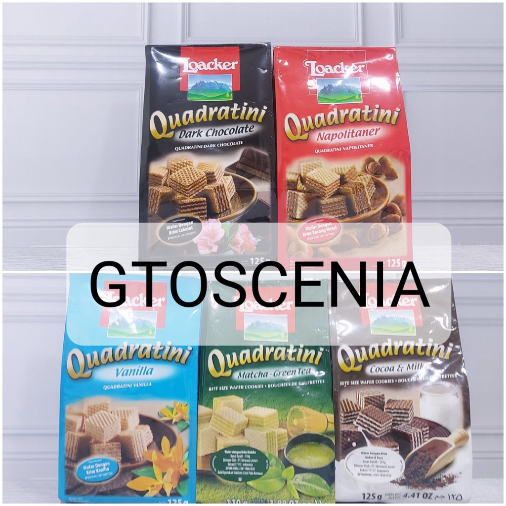 Jual Loacker Quadratini 125gr wafer All Varian | Shopee Indonesia
