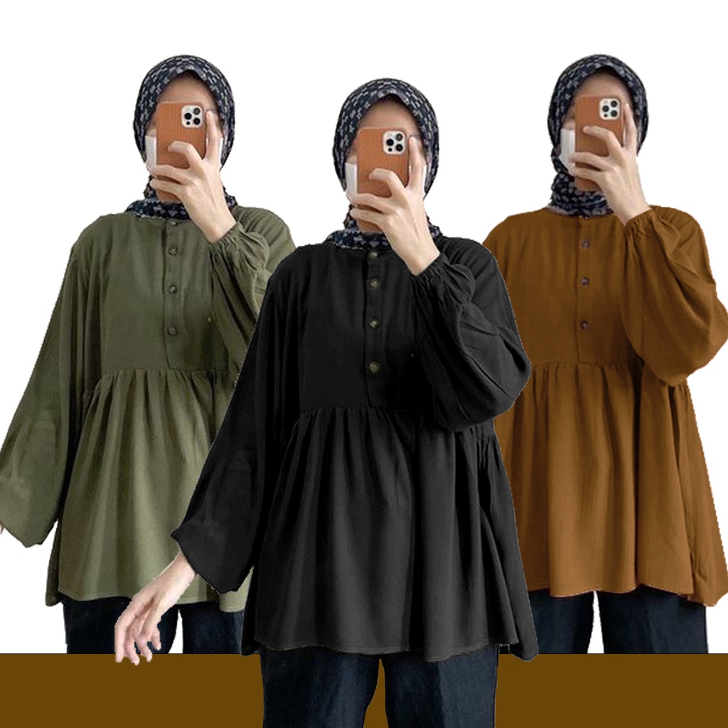 Jual BLOUSE WANITA RAYON | BAJU ATASAN WANITA KEKINIAN BY YOUNIQ ...