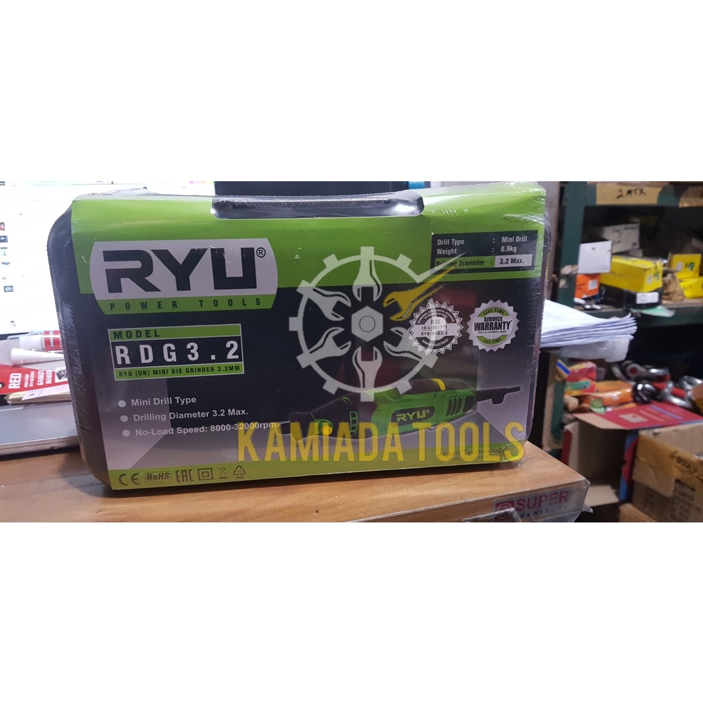 Jual RYU Gerinda mini die Grinder 3.2mm/ RYU RDG 3.2/ Mesin gerendatuner/gerenda mini | Shopee ...