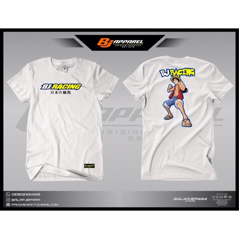 Jual BJ RACING LUFFY ONE PIECE || ORIGINAL PRODUCT CEWEK COWOK || CODE ...