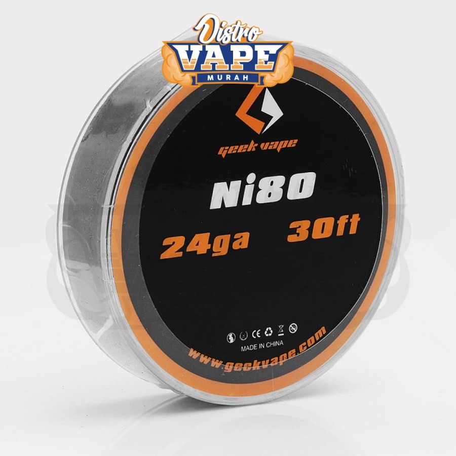 Jual GEEKVAPE / GEEK VAPE WIRE NICHROME 80 NI 80 24 AWG 30 FT / KAWAT ...