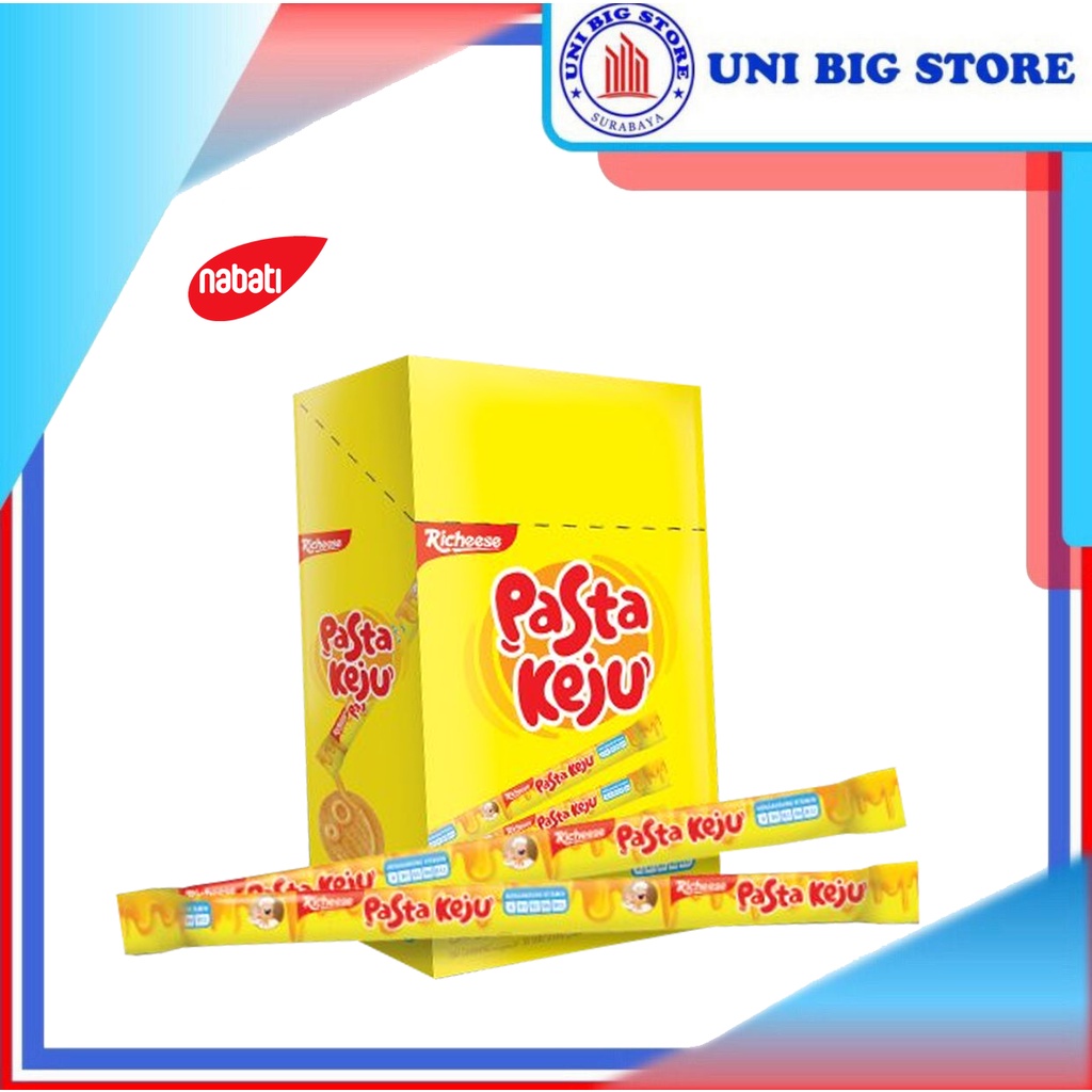 Jual Nabati Richeese Pasta Keju 30 pcs x 6 gr BOX Cheese Cream Paste ...