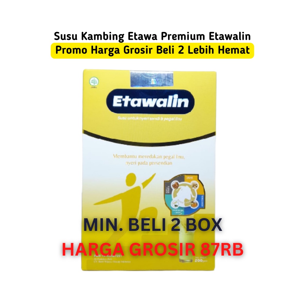 Jual Etawalin Susu Kambing Etawa Premium Platinum Bubuk 200 Gr Promo Grosir | Shopee Indonesia