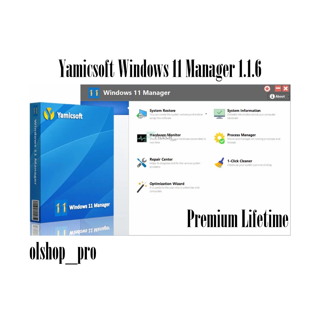 Jual Yamicsoft Windows 11 Manager 1.1.6 | Shopee Indonesia