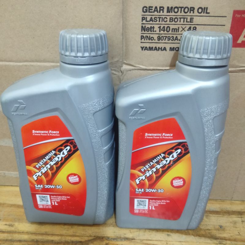 Jual OLI PERTAMINA PRIMAXP SAE 20W-50 API SL 1L WITH SMART SHIELD ...