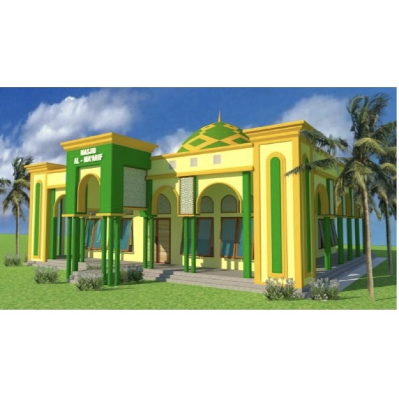 Jual Jasa desain perancangan masjid 2D 3D & Perhitungan RAB gambar ...