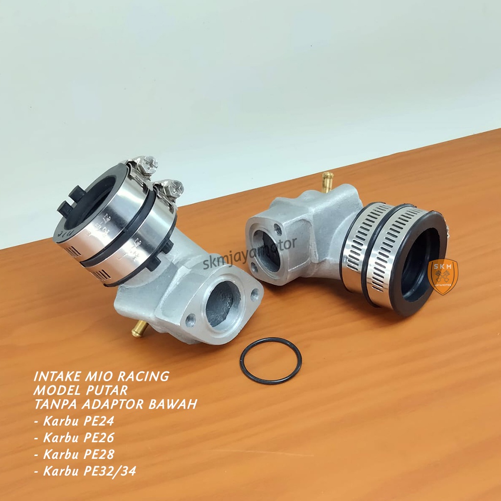 Jual Intake Manifold Manipol Mio Karbu Pe24/Pe28/Pe32 tanpa Adaptor Bawah | Shopee Indonesia