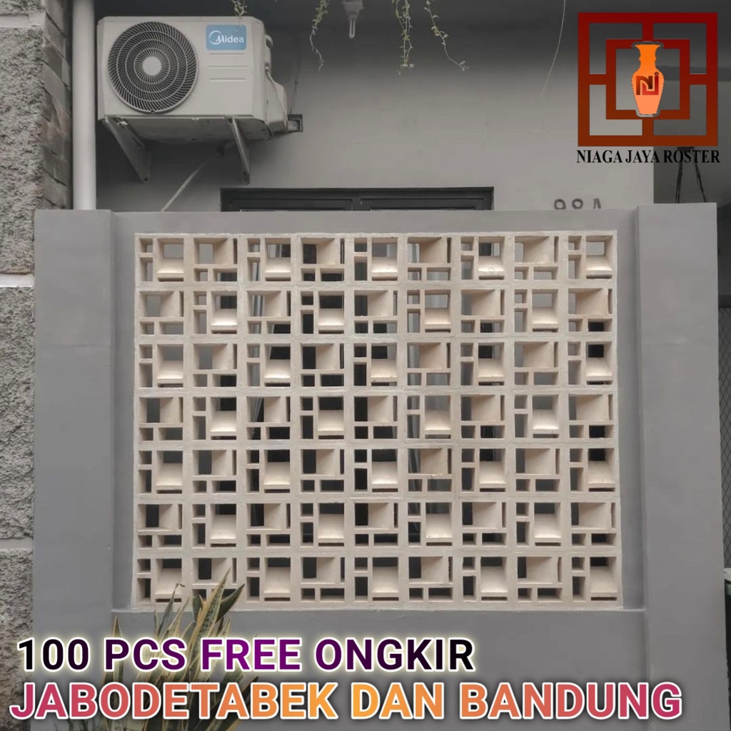 Jual roster beton minimalis, loster beton minimalis, roster beton putih ...