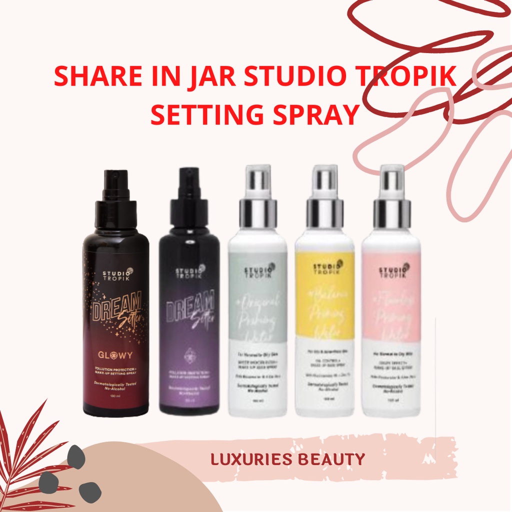 Jual [SHARE IN JAR] STUDIO TROPIK SETTING SPRAY GLOWY BALANCING ...