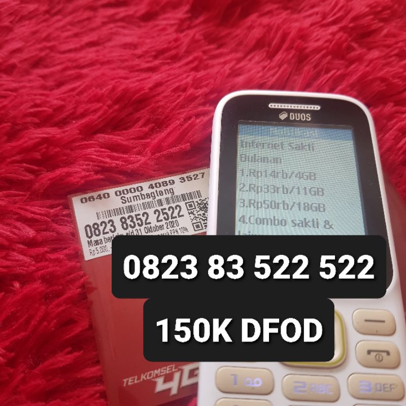Jual Nomor Cantik Simpati 1234 TRIPLE ANGKA BESAR HOKI BUKAN KWARTED ...
