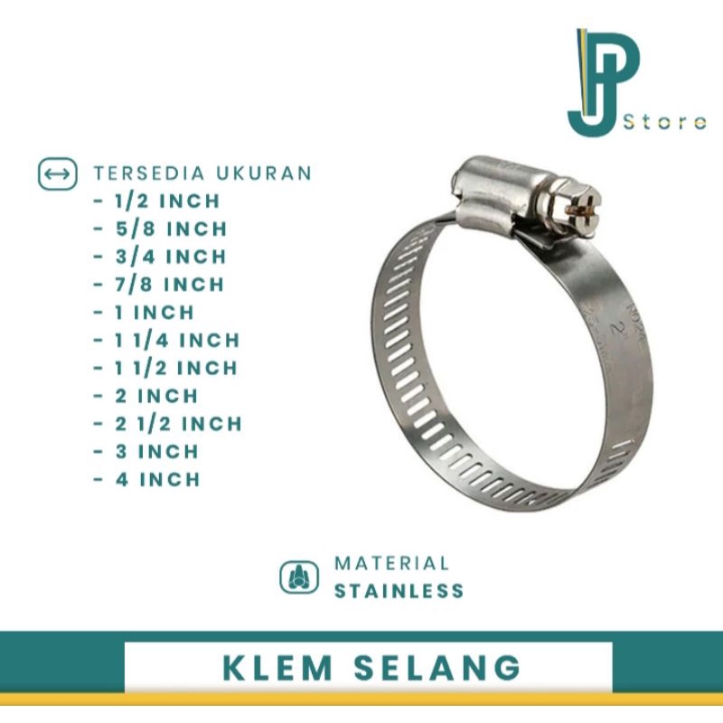 Jual CLIP Klem Selang HAWA dan RESERVOIR universal honda vario beat pcx ...