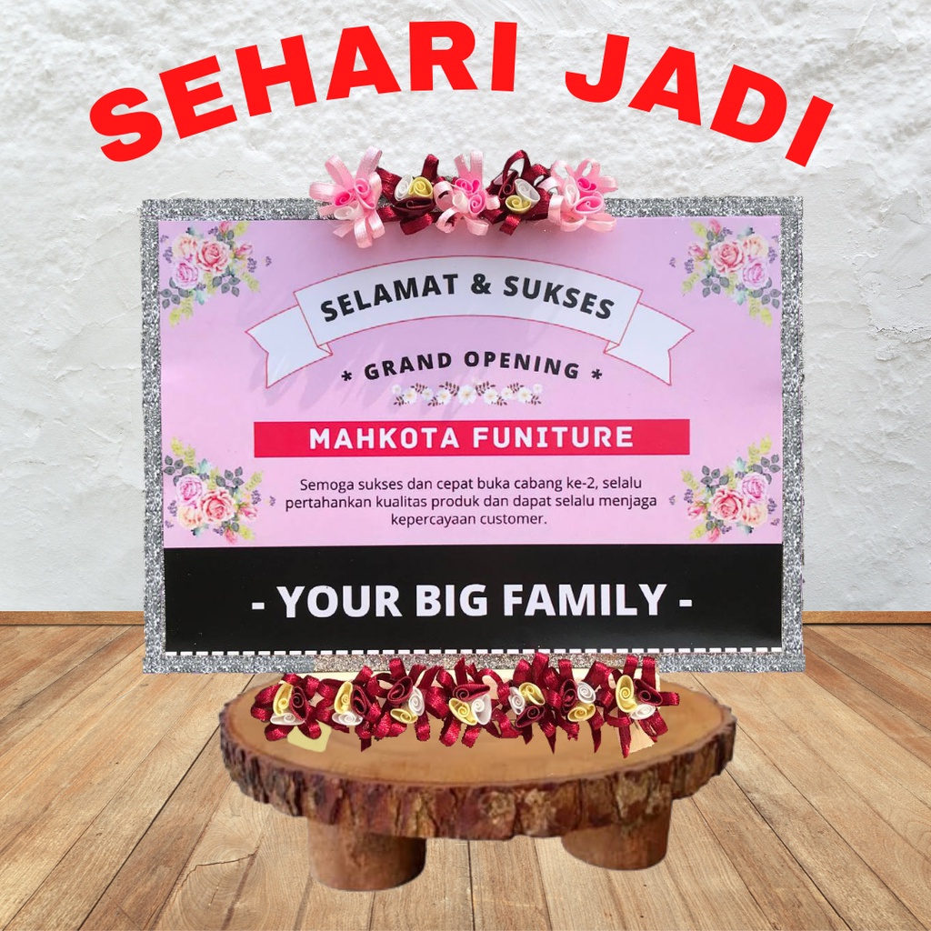 Jual PAPAN BUNGA MINI / KARANGAN BUNGA MINI / HADIAH WISUDA / KADO ...