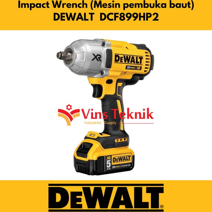 Jual Impact wrench DCF899 DEWALT DCF899HP2 Mesin pembuka baut | Shopee ...
