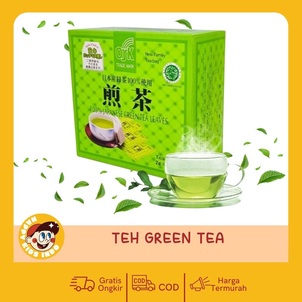 Jual Teh Hijau Green Tea Jepang / OSK Japanese Green Tea | Shopee Indonesia