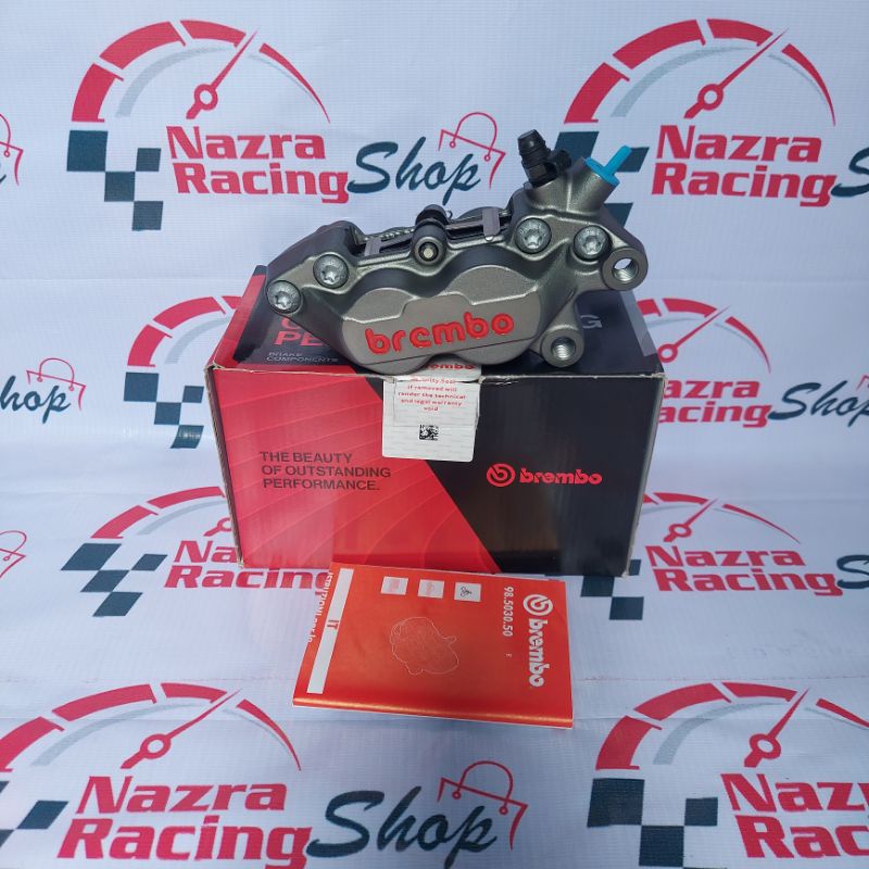 Jual Kaliper Brembo 4 Piston 1 Pin Grey Original | Shopee Indonesia