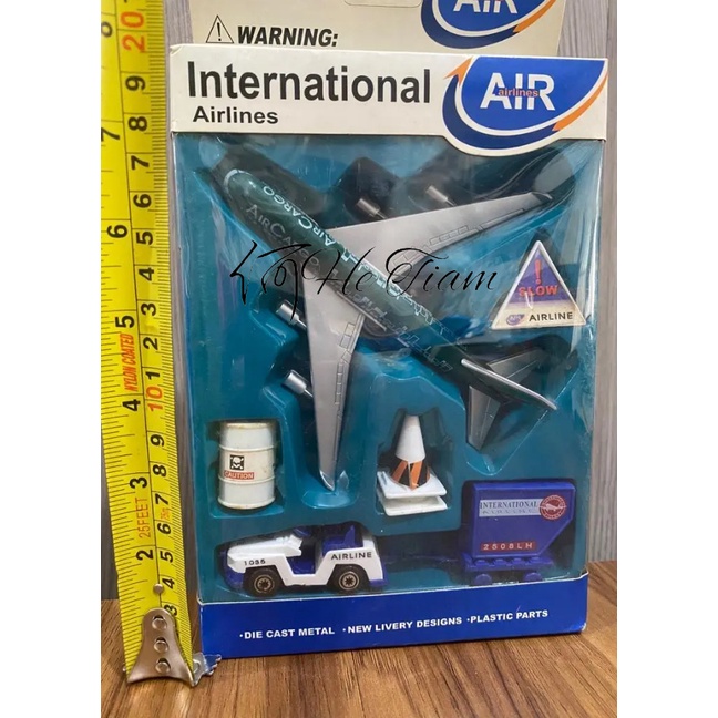Jual Mainan Pesawat Udara Miniatur International Airlines Plane Diecast ...