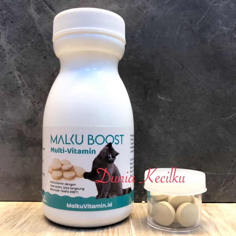 Jual Malku Boost Multivitamin Kucing Daya Tahan Tubuh / Imun / Virus ...