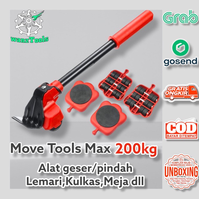 Jual Furniture Roller Move Tools 200kg - Alat Bantu Angkat Pindah ...