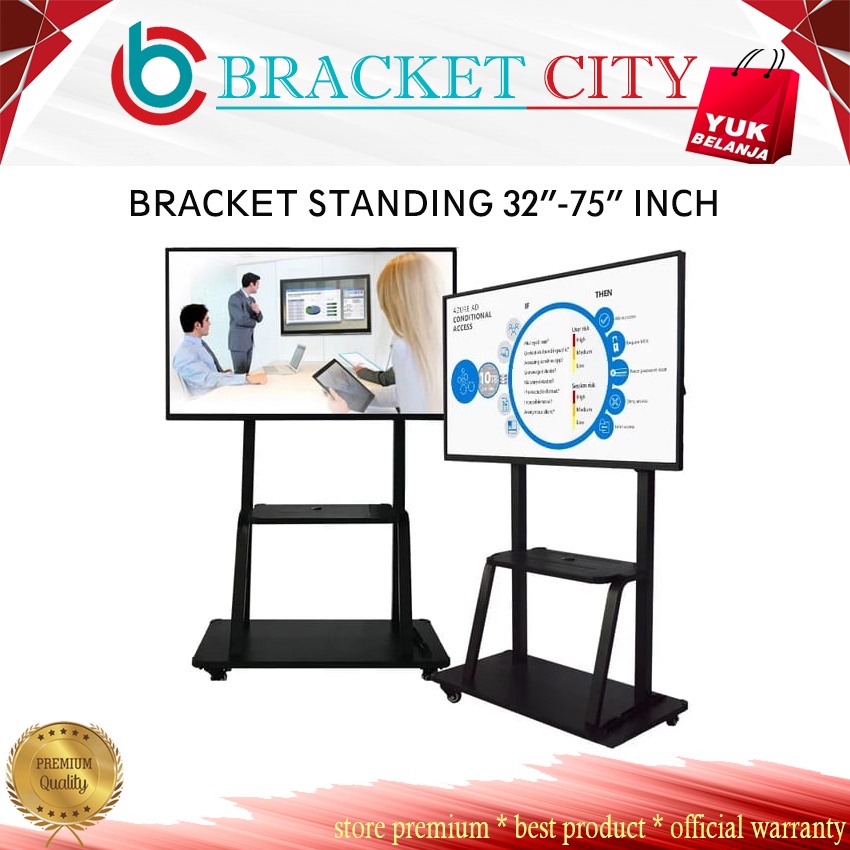 Jual Bracket TV Standing 32 40 43 50 55 60 65 70 inch, Standing Bracket ...
