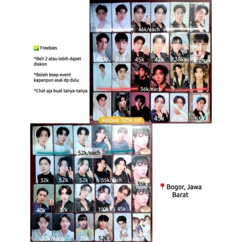 Jual Jual Photocard SF9 Dawon Rumination blood Hwiyoung Zuho Turn Over 9 version benefit DMM ...