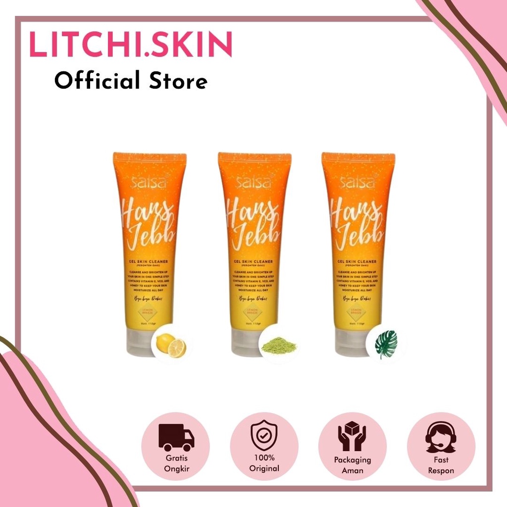 Jual LITCHI SKIN - SALSA HANS JEBB 110gr EXFOLIASI PEMBERSIH DAKI ...