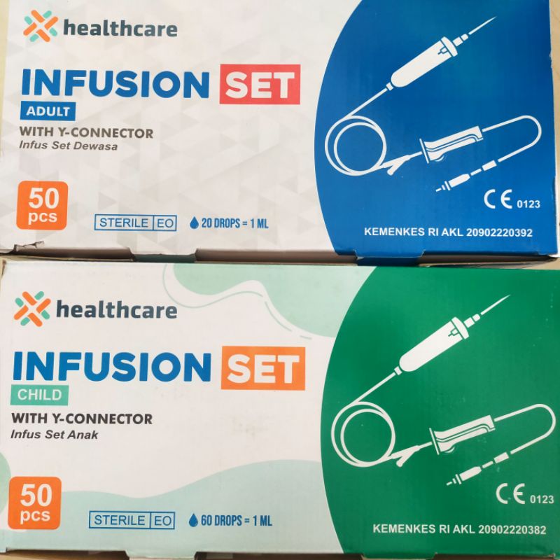 Jual Onehealth| Infus SeT Type Y | Selang Infus | Shopee Indonesia