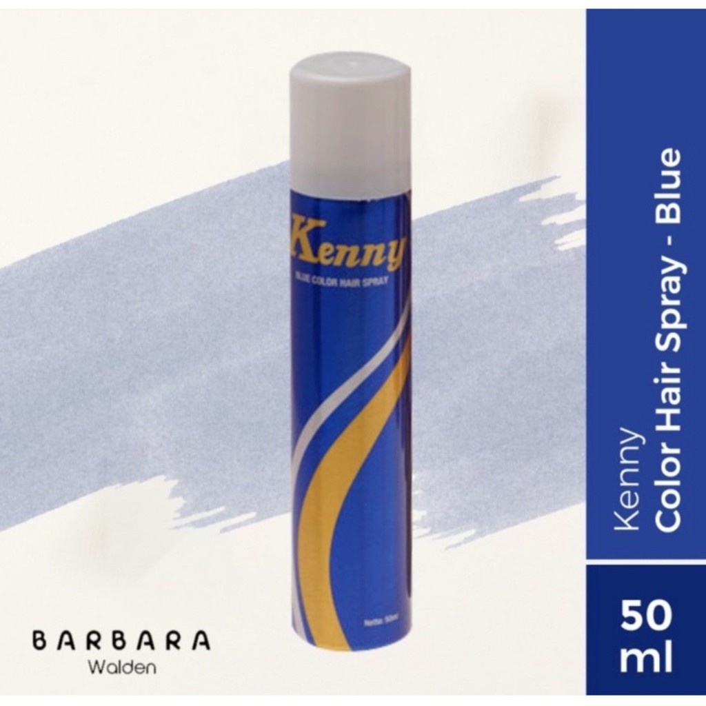 Jual Hairspray Kenny /Cat Rambut Semprot Sementara Warna Biru 50 ml ...