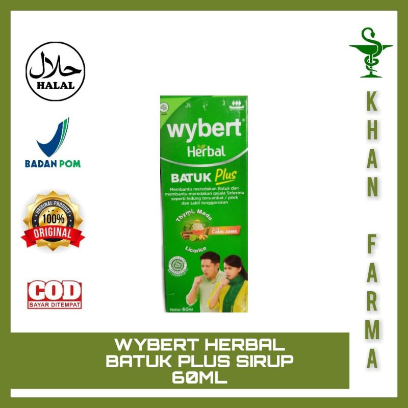 Jual WYBERT HERBAL SIRUP OBAT BATUK PLUS PILEK DAN SAKIT TENGGOROKAN ...