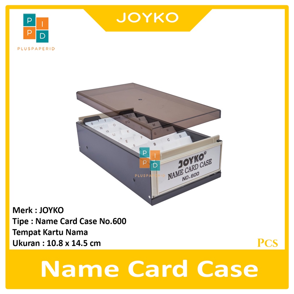 Jual JOYKO - Name Card Case No.600 Tempat Kartu Nama - Pcs | Shopee ...