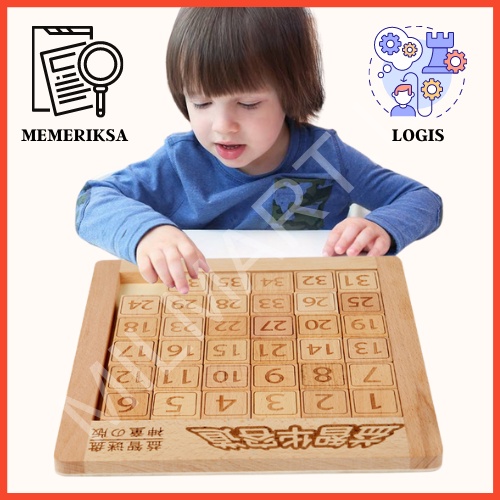 Jual PAPAN BELAJAR ANGKA MENGEMBALIKAN SUSUNAN ANGKA EDUCATIONAL BOARD ...