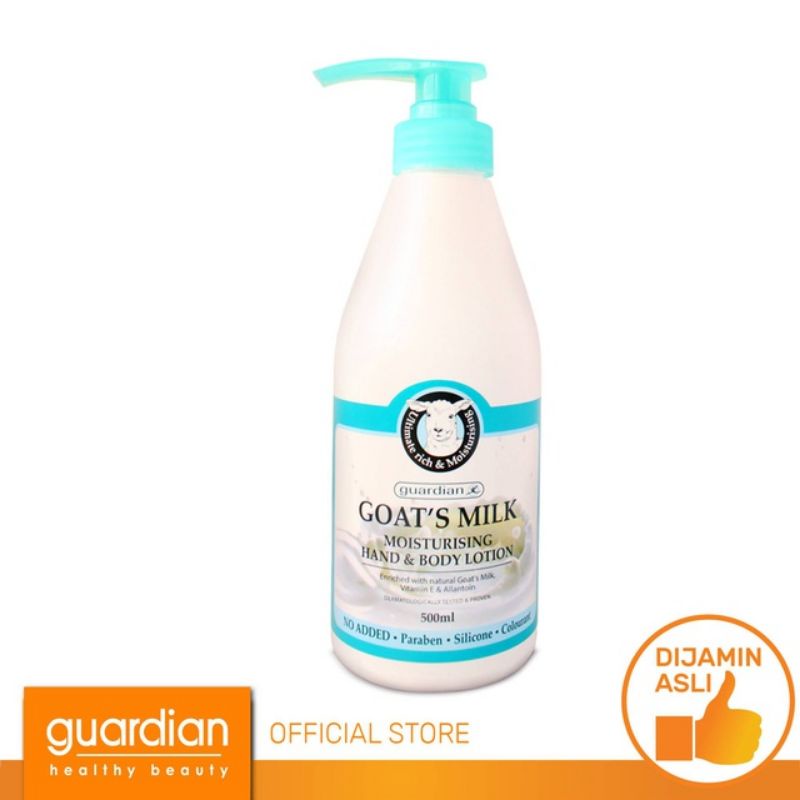 Jual GUARDIAN GOAT'S MILK HAND & BODY LOTION 500 ML | Shopee Indonesia