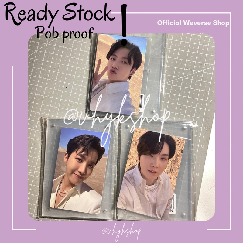 Jual [READY] BTS PROOF PHOTOCARD PC POB WEVERSE JUNGKOOK SUGA JHOPE + ACRYLIC (POB WEVERSE Album ...