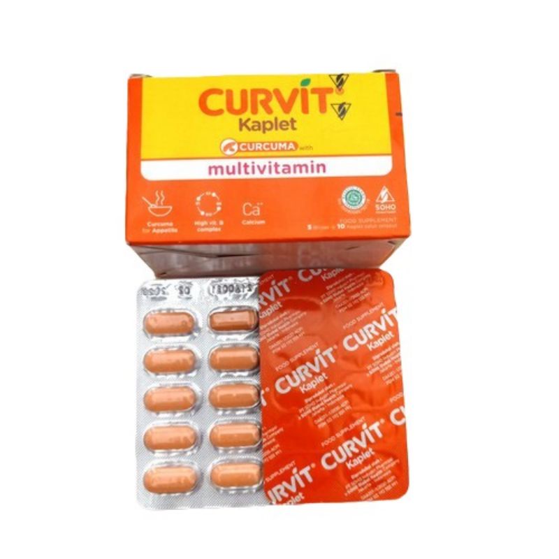 Jual CURVIT KAPLET BLISTER 10 KAPLET | Shopee Indonesia