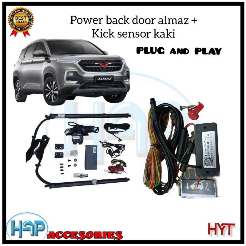 Jual power back door almaz + kick sensor kaki | Shopee Indonesia