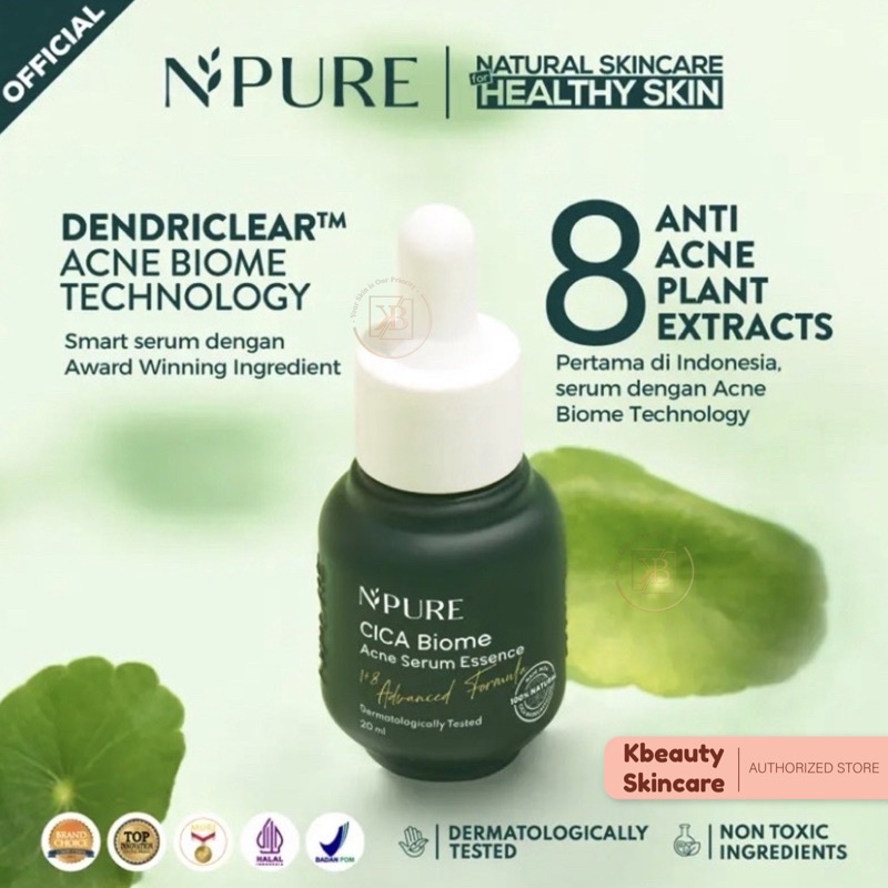 Jual Npure Cica Biome Acne Serum Essence - 20mL | Shopee Indonesia