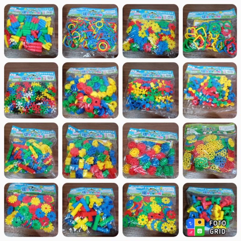 Jual Kreatif Block Mainan Edukasi anak Balok Besar Lego Murbaut Pipa ...