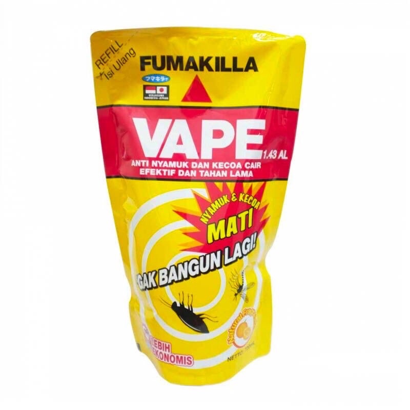 Jual Vape Anti Nyamuk dan Kecoa Cair Refill / Pouch 720ml | Shopee ...