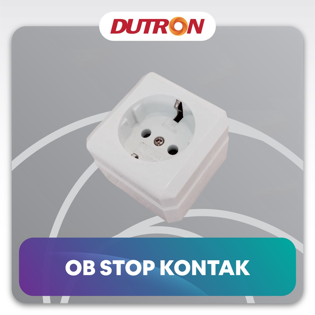 Jual Stop Kontak Outbow Stop Kontak Tempel Dinding OB DUTRON | Shopee ...