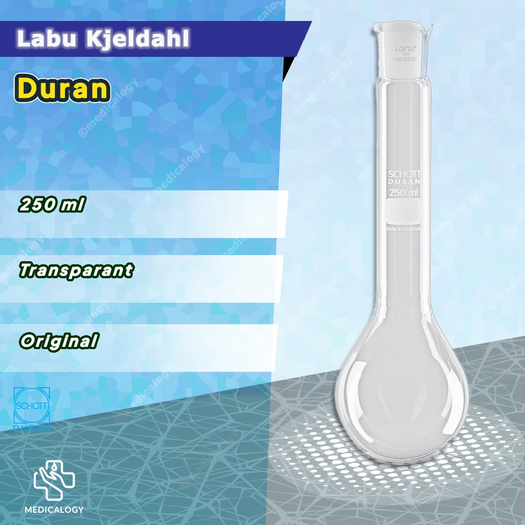 Jual Labu Kjeldahl 250 ml Duran 21231360 | Shopee Indonesia