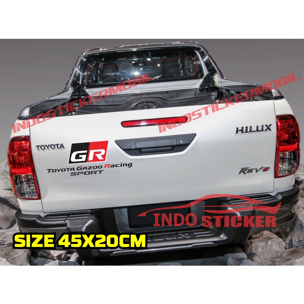 Jual STICKER STIKER GR SPORT RACING STICKER BODY BAK KACA MOBIL TOYOTA ...