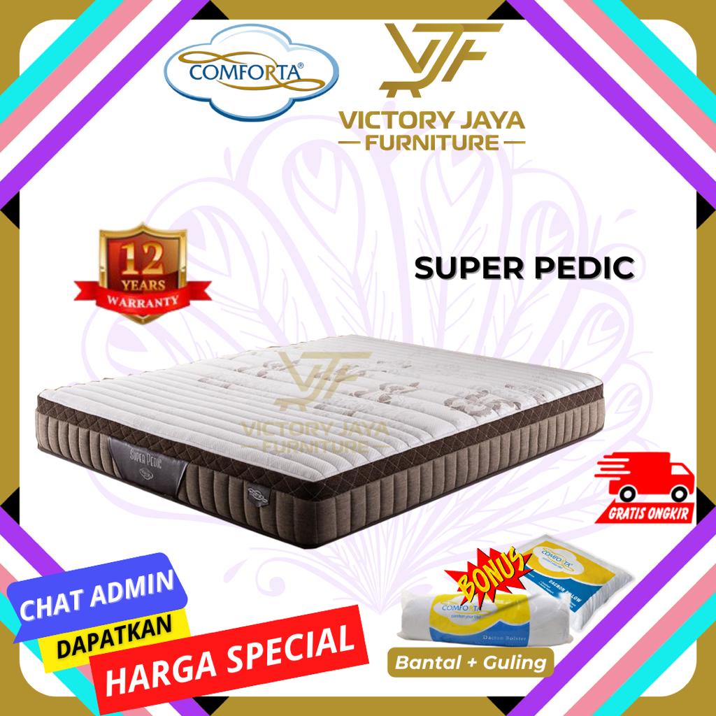 Jual Kasur Spring Bed Comforta New Super Pedic Hanya Kasur Shopee