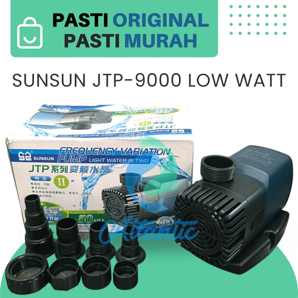 Jual Sunsun JTP-9000 Low Watt Hemat Listrik Pompa Air Celup Kolam Hidroponik Air Terjun Air ...