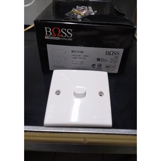Jual saklar engkel BOSS B31/1/2A 1way | Shopee Indonesia