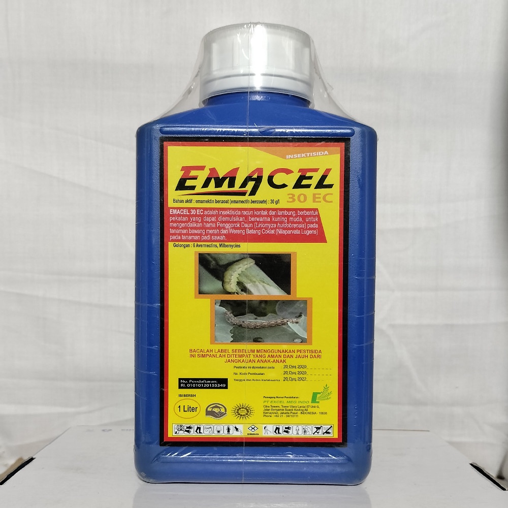 Jual EMACEL 30 EC INSEKTISIDA PEMBASMI ULAT | 1 LITER | Shopee Indonesia