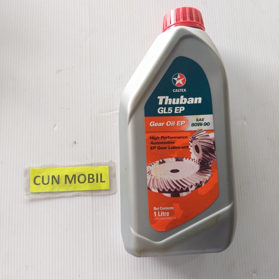 Jual OLI TRANSMISI CALTEX THUBAN GL5 EP SAE 80W-90 1L | Shopee Indonesia