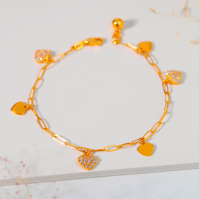 Jual Gelang Emas Paperlina Mainan Plat Waru Mata - Toko Emas Gadjah ...