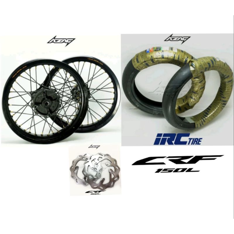 Jual BAN SET WHELSET CRF 150 L 250-300 VELG EXCEL TAKASAGO BAN IRC ...