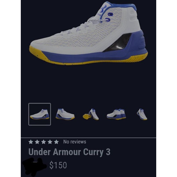 Jual SEPATU UNDER ARMOUR CURRY 3ORIGINAL | Shopee Indonesia