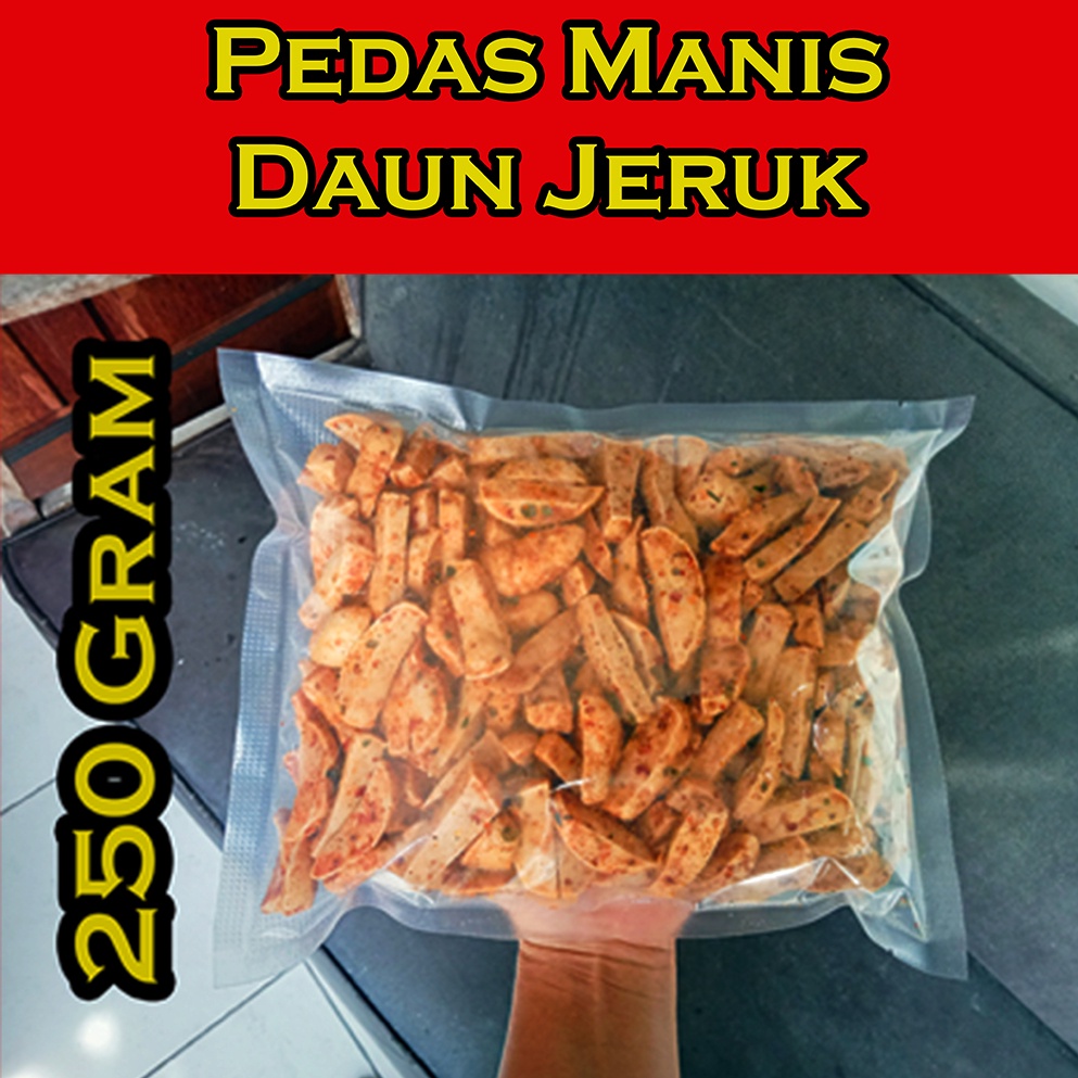 Jual Basreng Jebret Viral Berat 250 Gram Bakso Goreng Pedas Manis Daun ...